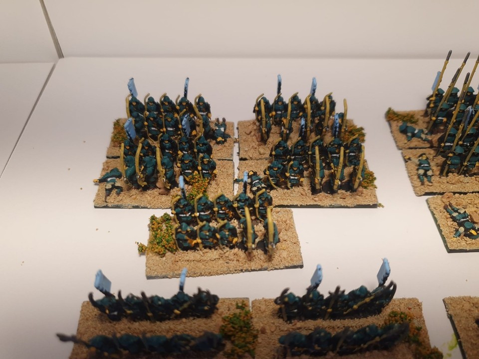 Wargames Atlantic Samurai 10mm imagana Army Fully Painted And Based ...