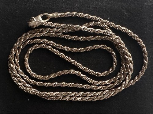 Vintage Necklace MARKED ITALY IBB 925 STERLING SILVER Chain Jewelry Lot ...