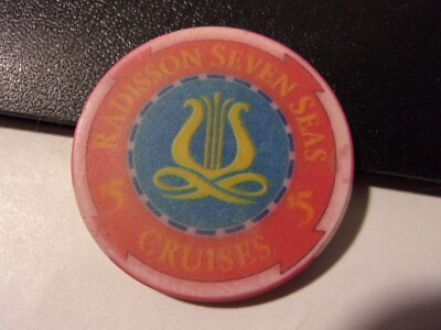 RADISSON SEVEN SEAS MARINER CASINO $5 gaming poker chip - CRUISE SHIP ...