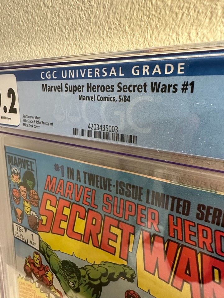 Secret Wars - CGC Collection 8.0-9.8 - Pick & Choose Your Issue #1,2,4 ...