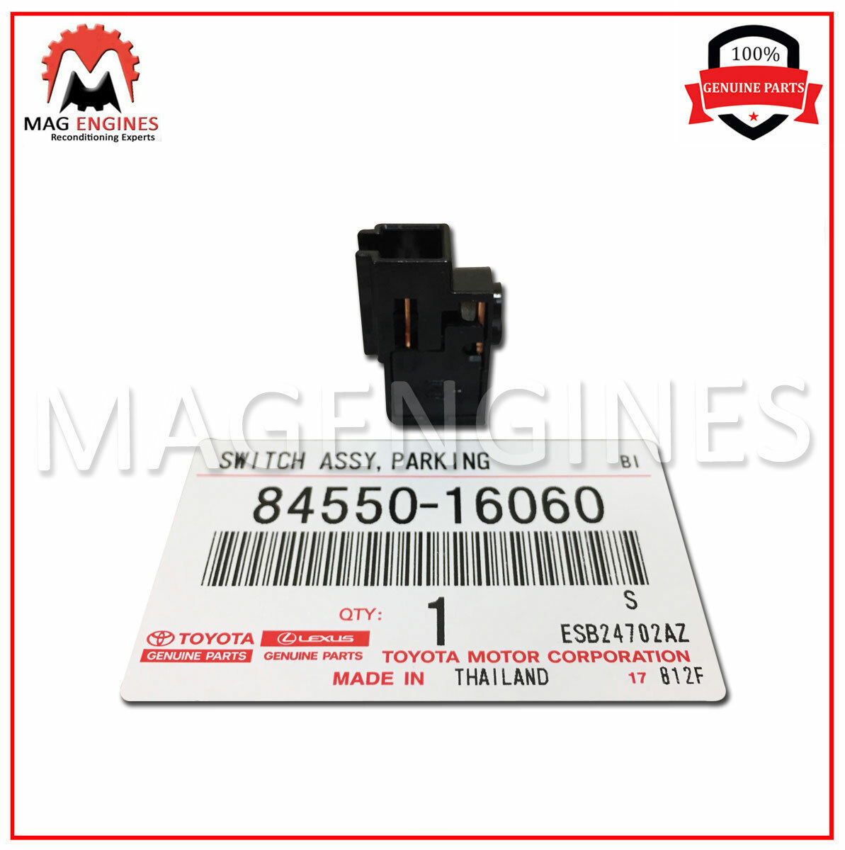 84550-16060 GENUINE OEM SWITCH ASSY, PARKING BRAKE 8455016060 | eBay