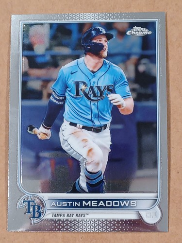 2022 Topps Chrome MLB Austin Meadows Base #10 Tampa Bay Rays | eBay