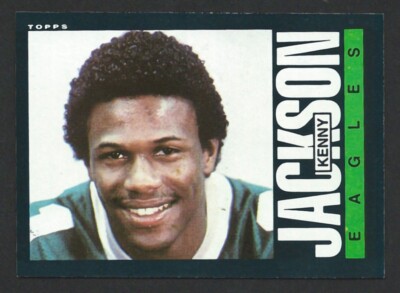 1985 Topps #131 KENNY JACKSON Philadelphia Eagles ROOKIE CARD - NM-MT ...