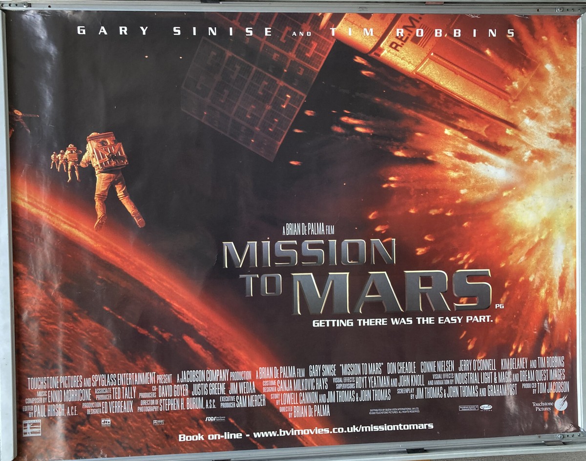 Mission To Mars Film Film Poster Mission Mars 2000 Hi Res Stock