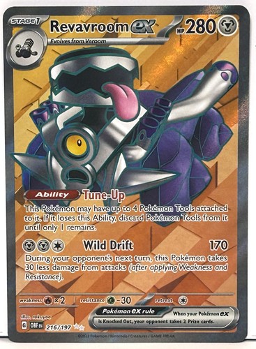 Revavroom EX 216/197 | Obsidian Flames | Ultra Rare | eBay