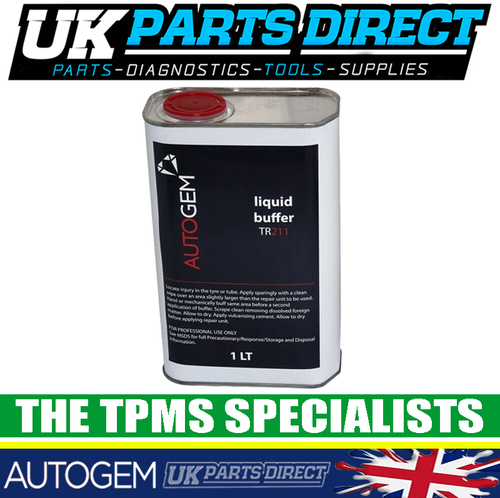 Autogem Liquid Tyre Buffing Solution Fast-Drying Buffer 1 Litre - TR211 ...