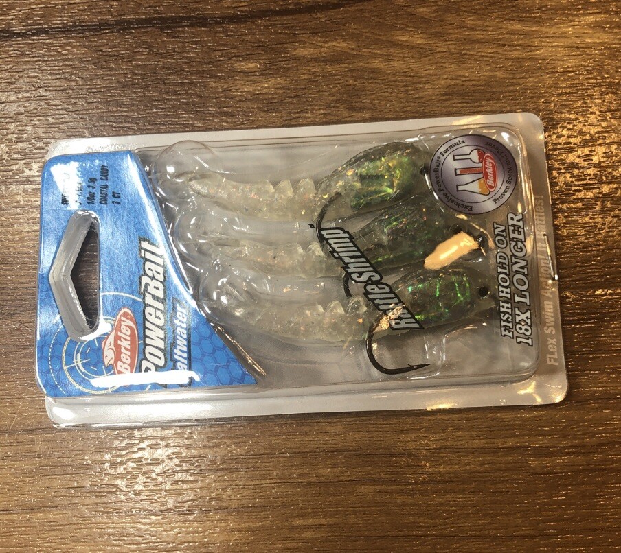 Berkley PowerBait Rattle Shrimp Rattle 3 In Coastal Candy 3/Pk SWCRS3 ...