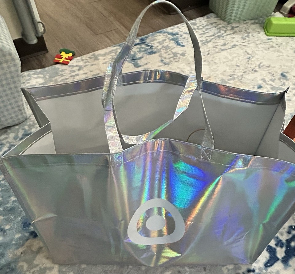 Target 2025 Black Friday Exclusive Iridescent Tote Bag Brand New | eBay