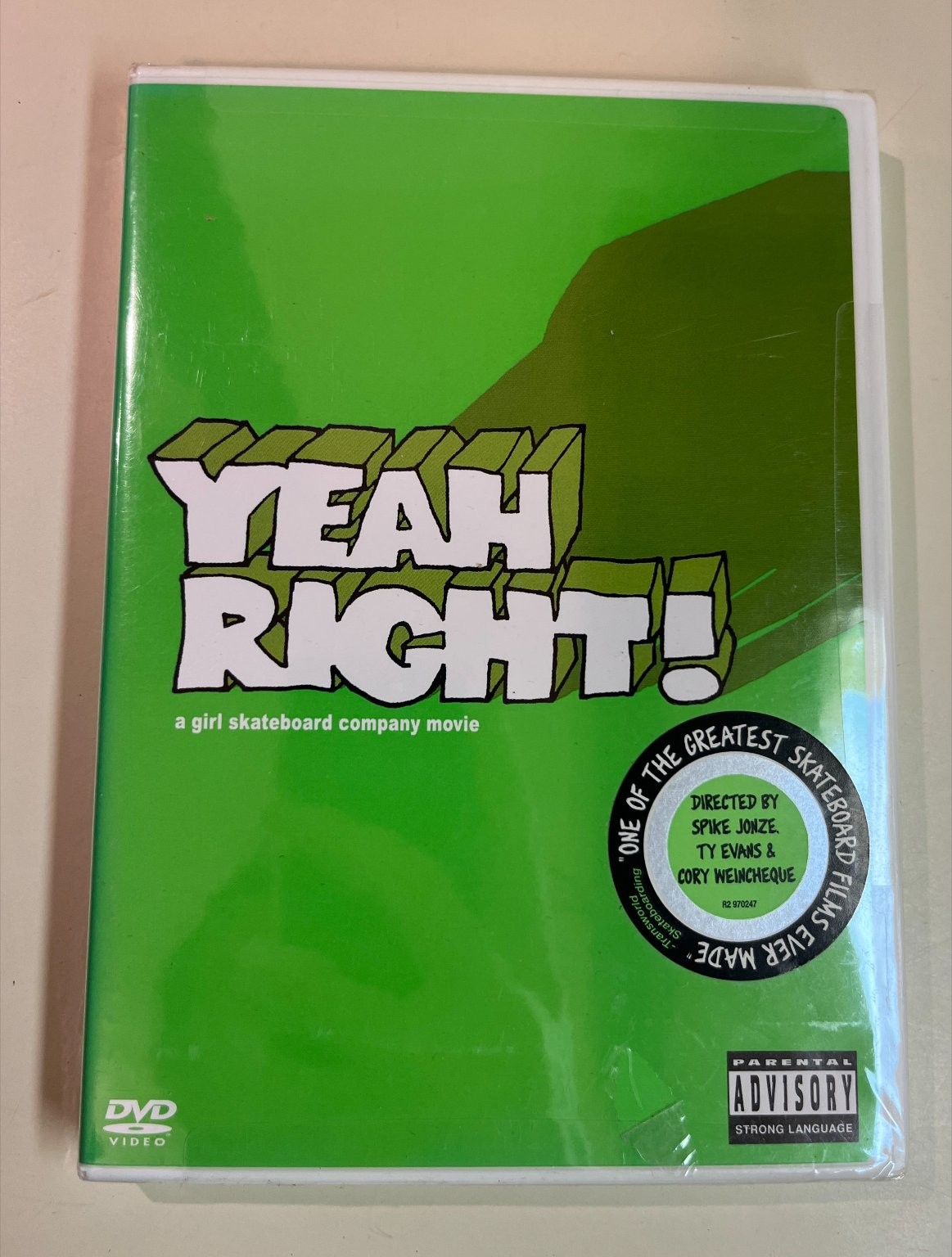 New Old Stock - Yeah Right! DVD, 2003, Girl Skateboard Movie, Spike ...