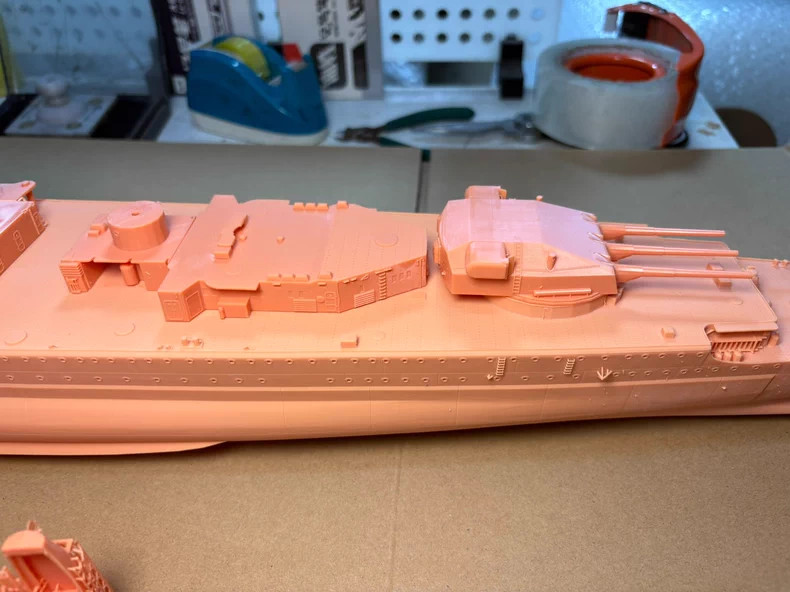 3D Printed 1/700 WWI German Navy Cruiser Graf Spee Unpainted Model Kit ...