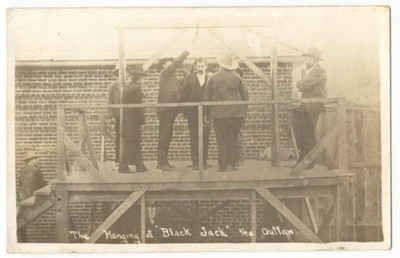 HANGING of BLACK JACK KETCHUM the OUTLAW - Clayton NM ca1908 RPPC ...