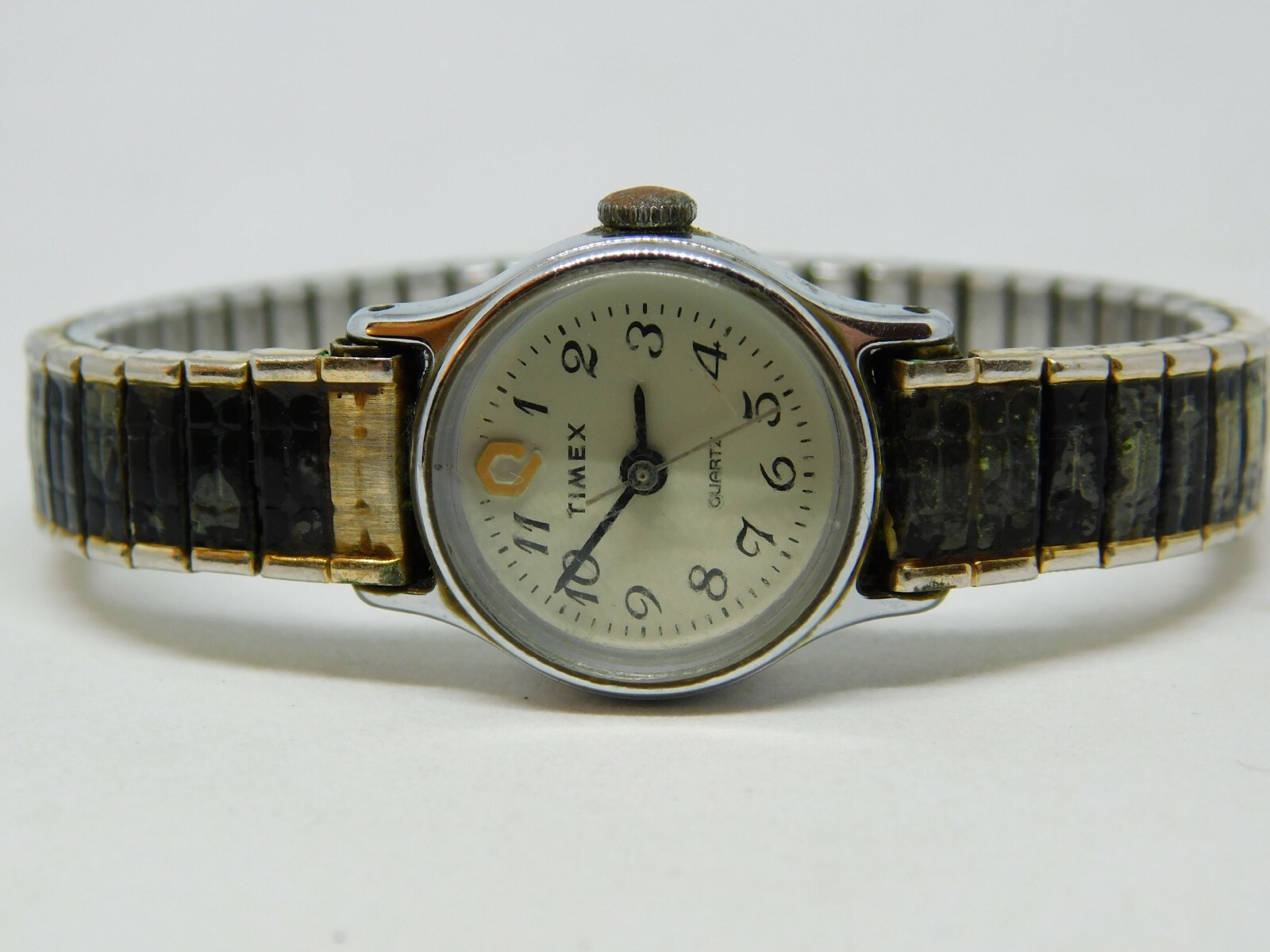 Timex T Cell Two Tone Quartz Analog Ladies Watch Sz. 5 3/4" | eBay