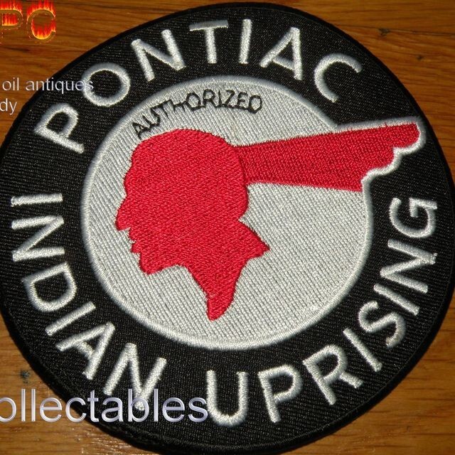 chief PONTIAC uprising patch 3 inch | eBay
