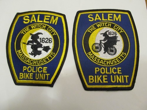 Massachusetts Salem Police Bike Unit Patch Set Diff | eBay