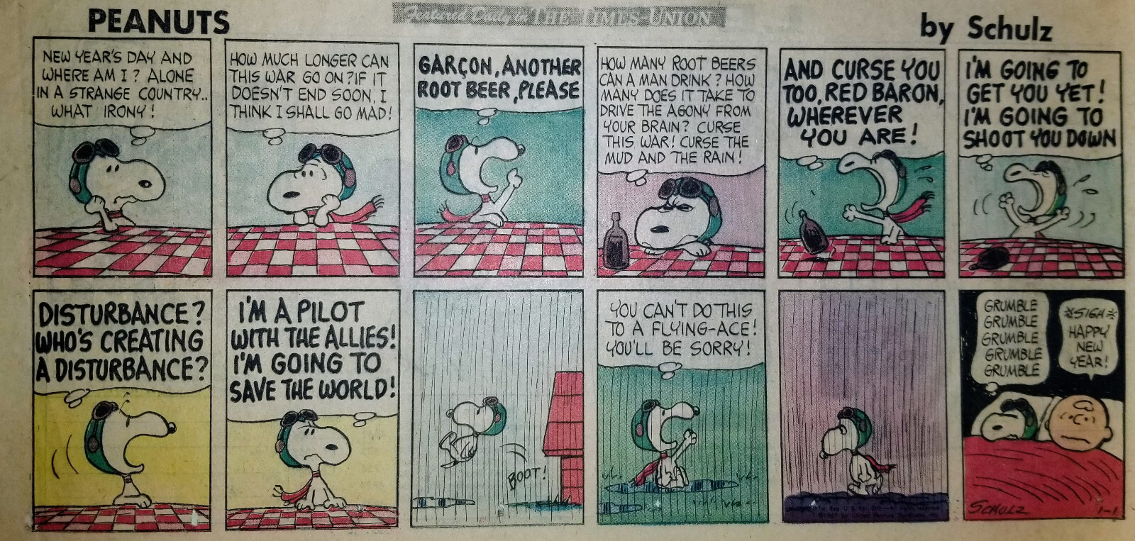 Lot of 51 Vintage PEANUTS Sunday Comics Strips 1/1/67 thru 12/31/67 | eBay