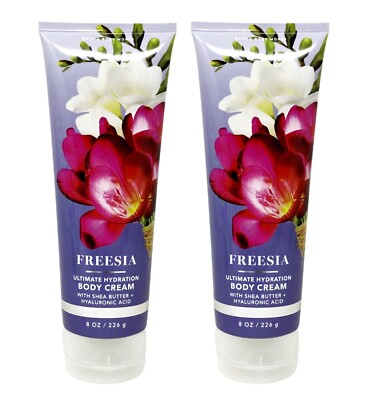 *2 Pack* Bath & Body Works FREESIA Body Cream FREE SHIP New | eBay
