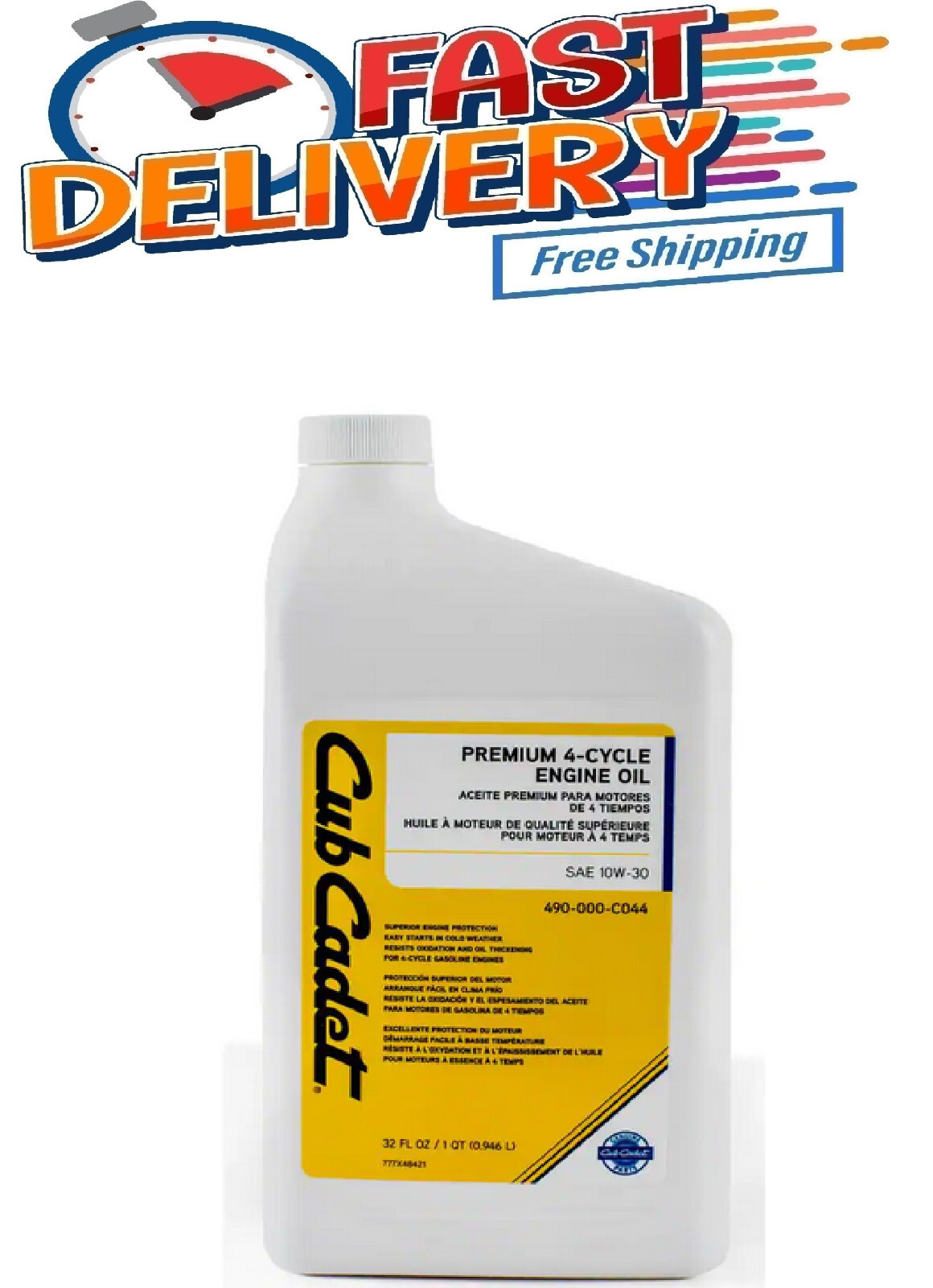 Cub Cadet 32 oz. SAE 10W-30 Premium 4-Cycle Engine Oil | eBay