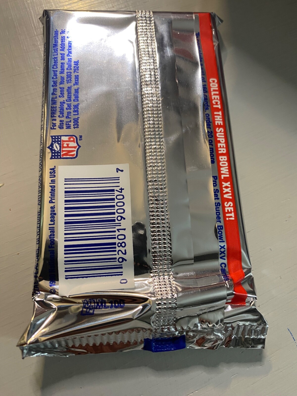 1991 Pro Set Super Bowl XXV Special Collector Series Sealed 8 Card Pack ...