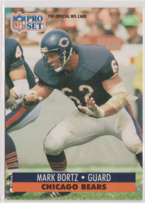 Mark Bortz Bears Guard 1991 Pro Set Card # 453 Excellent | eBay