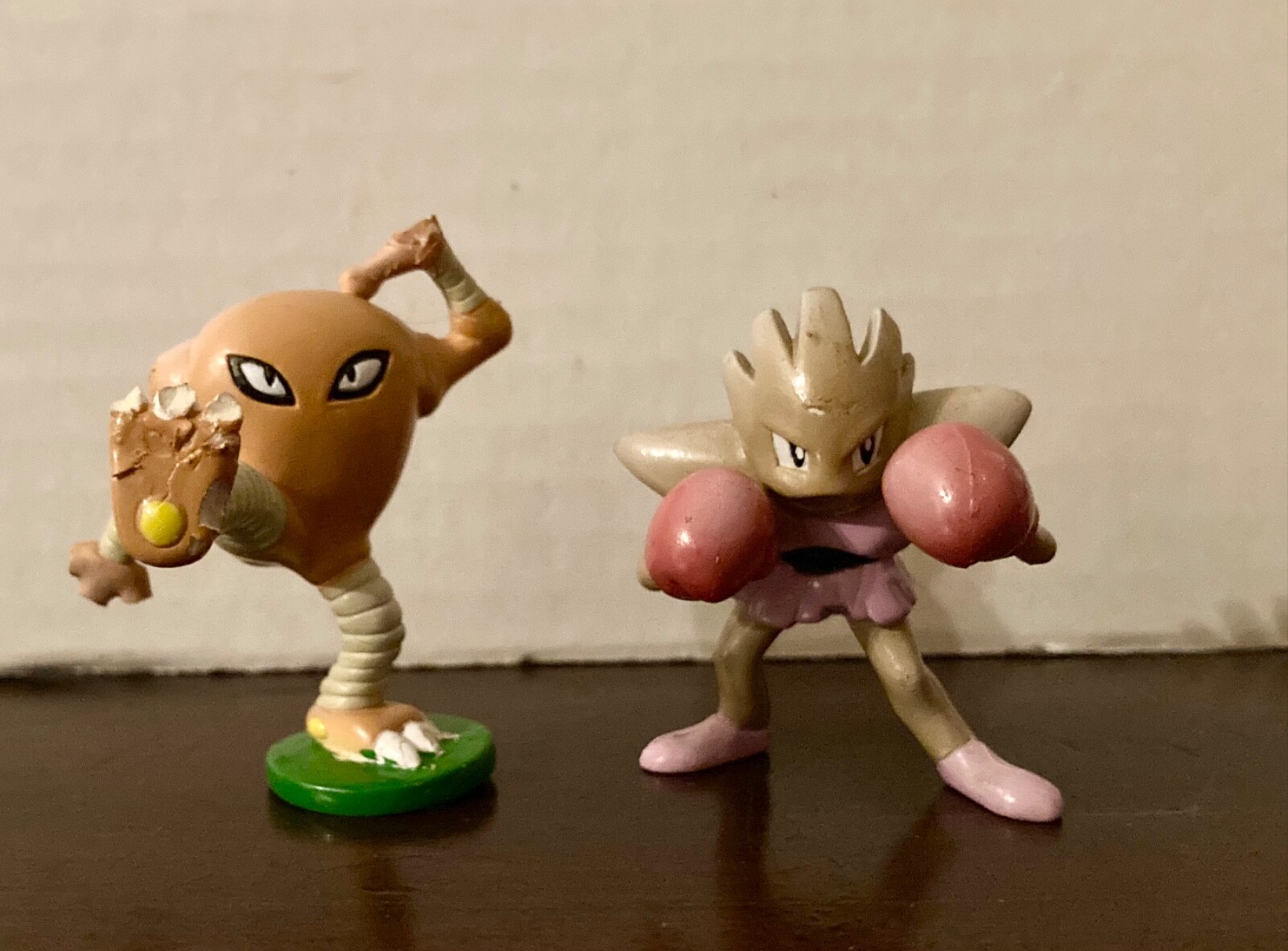 Hitmonlee & Hitmonchan 1999 TOMY Hasbro Pokémon Battle Figures Lot Of 2 ...