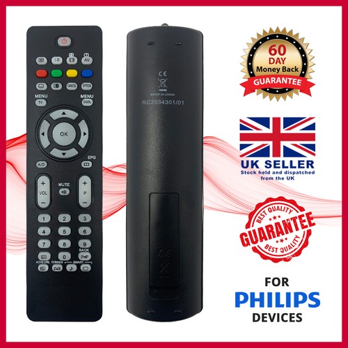 UK Stock Remote Control For 42PFP5532D 47PFL5522D 47PFL7642D Philips TV ...