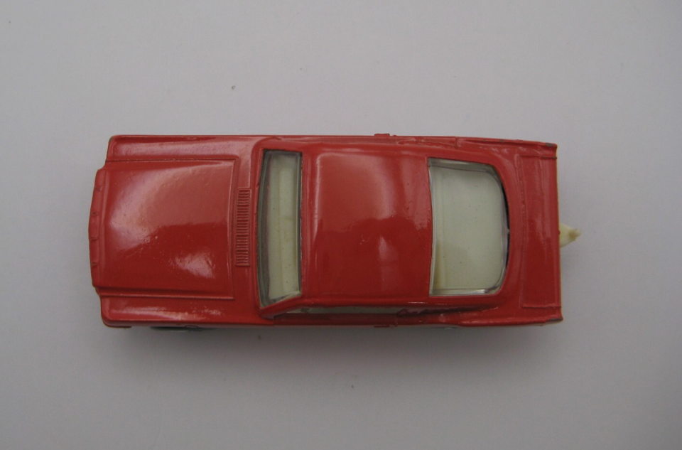 MATCHBOX #8 1965 VINTAGE LESNEY MUSTANG RED, IVORY INTERIOR PRIMO FREE ...