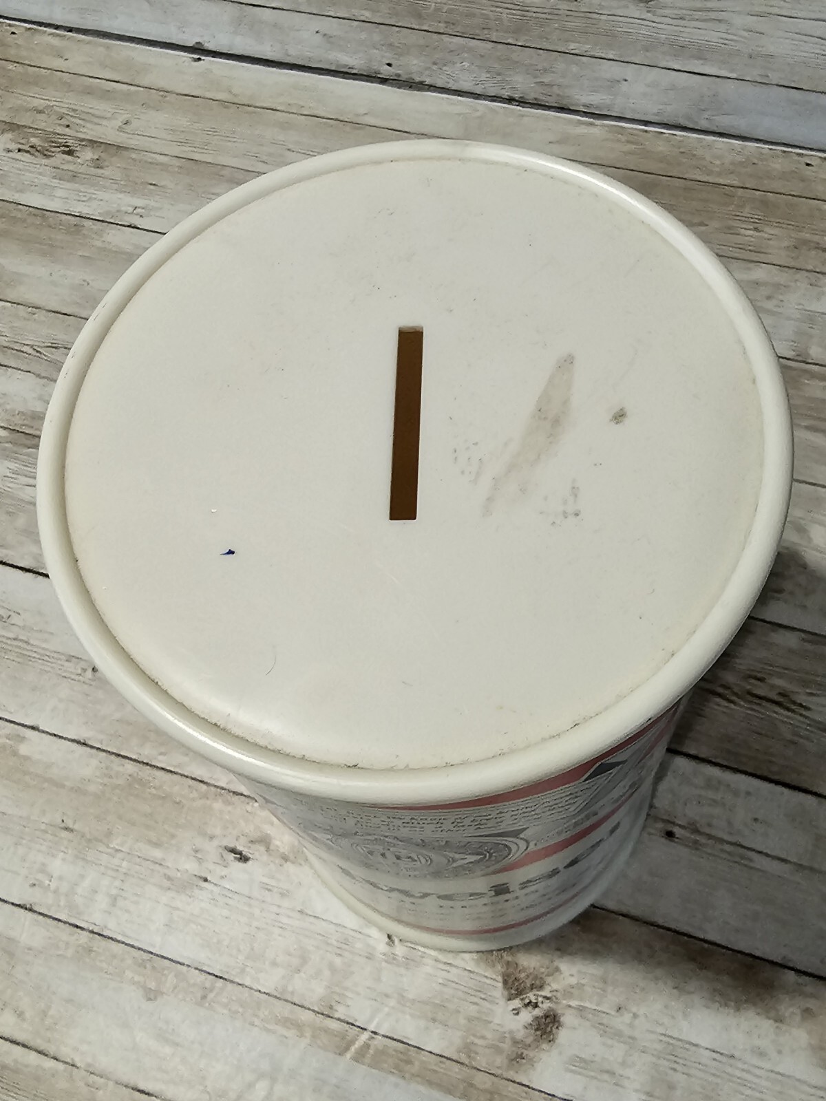 Vintage Budweiser Beer Can Giant Plastic Coin Money Bank 9 1/2" Tall ...