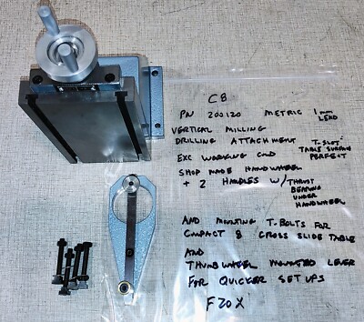 Emco Compact 8 Lathe Vertical Milling & Drilling Attachment PN 200120 ...