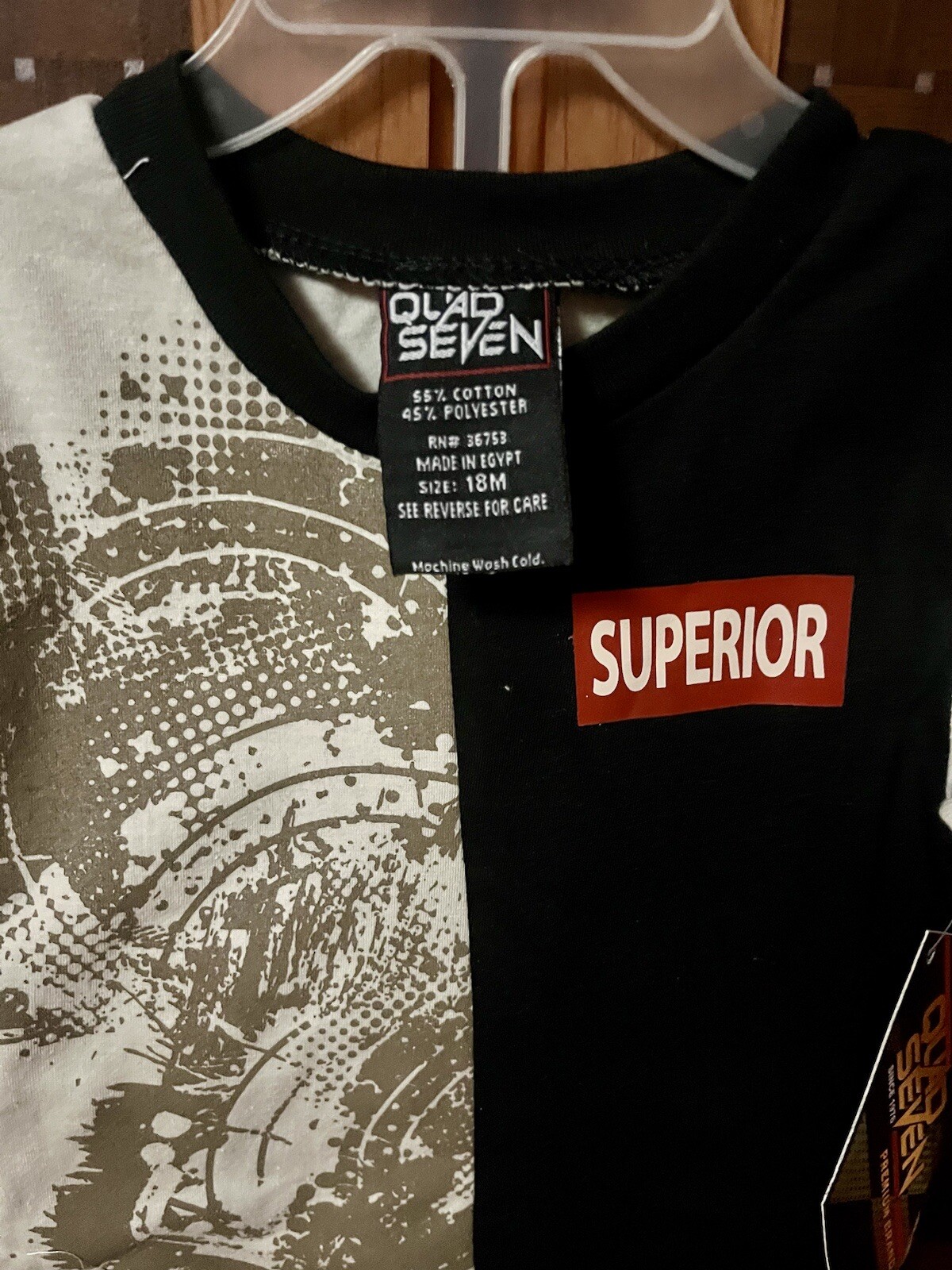 QUAD SEVEN CLOTHES FOR Baby Boys 18 month Block Graphic Tee and Joggers ...