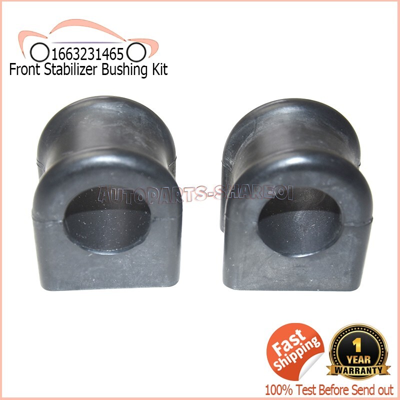 2Pcs 1663231465 Front Stabilizer Sway Bar Bushing For Mercedes Benz ...