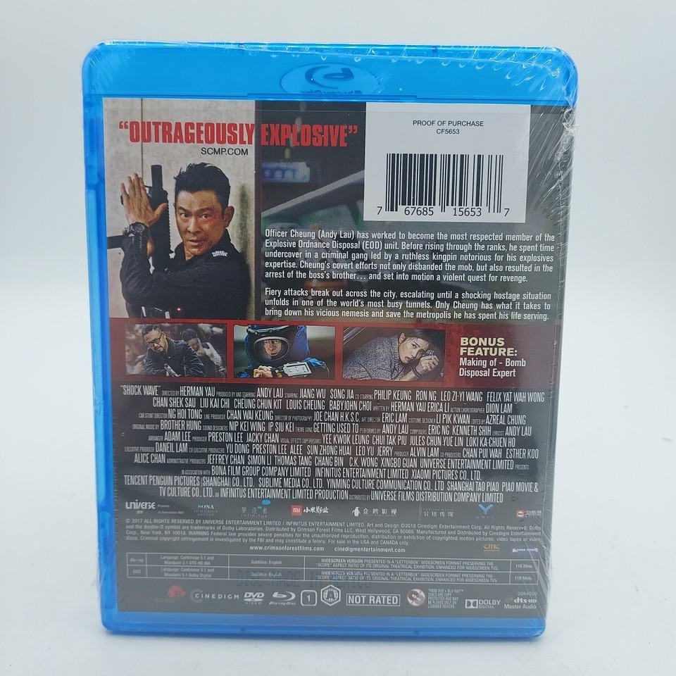 Shock Wave (Blu-ray + DVD, 2018, 2-Disc Set) NEW SEALED | eBay