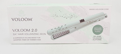 Voloom 2.0 3/4" Hair Volumizing Iron Flat Iron Hair Mint Green | eBay