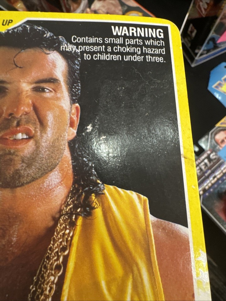 WWF Hasbro Series 7 Yellow Card Razor Ramon MOC | eBay