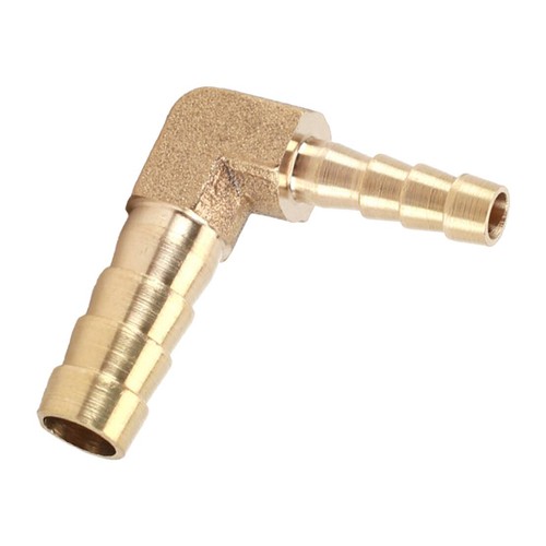 10-6mm Hose Barb Elbow 90 Degree Brass Pipe Fitting Gas Fuel Water Air ...