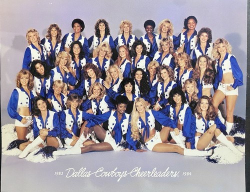 1983-84 DALLAS COWBOYS CHEERLEADERS NFL FOOTBALL VINTAGE 8X10 COLOR ...