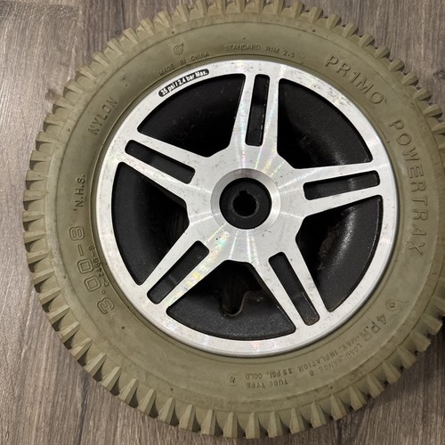 Pride Jazzy 614 HD Drive Wheels/ Tires Powertrax 3.00-8 Wheelchair ...