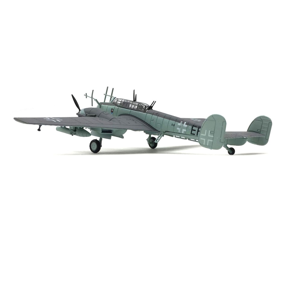 12cm 1：100 WWII German Bf-110 Fighter G-4 Night Fighter Alloy Aircraft ...