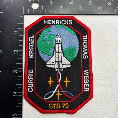 NASA Space Shuttle Mission STS-70 Astronaut Patch 00PM | eBay