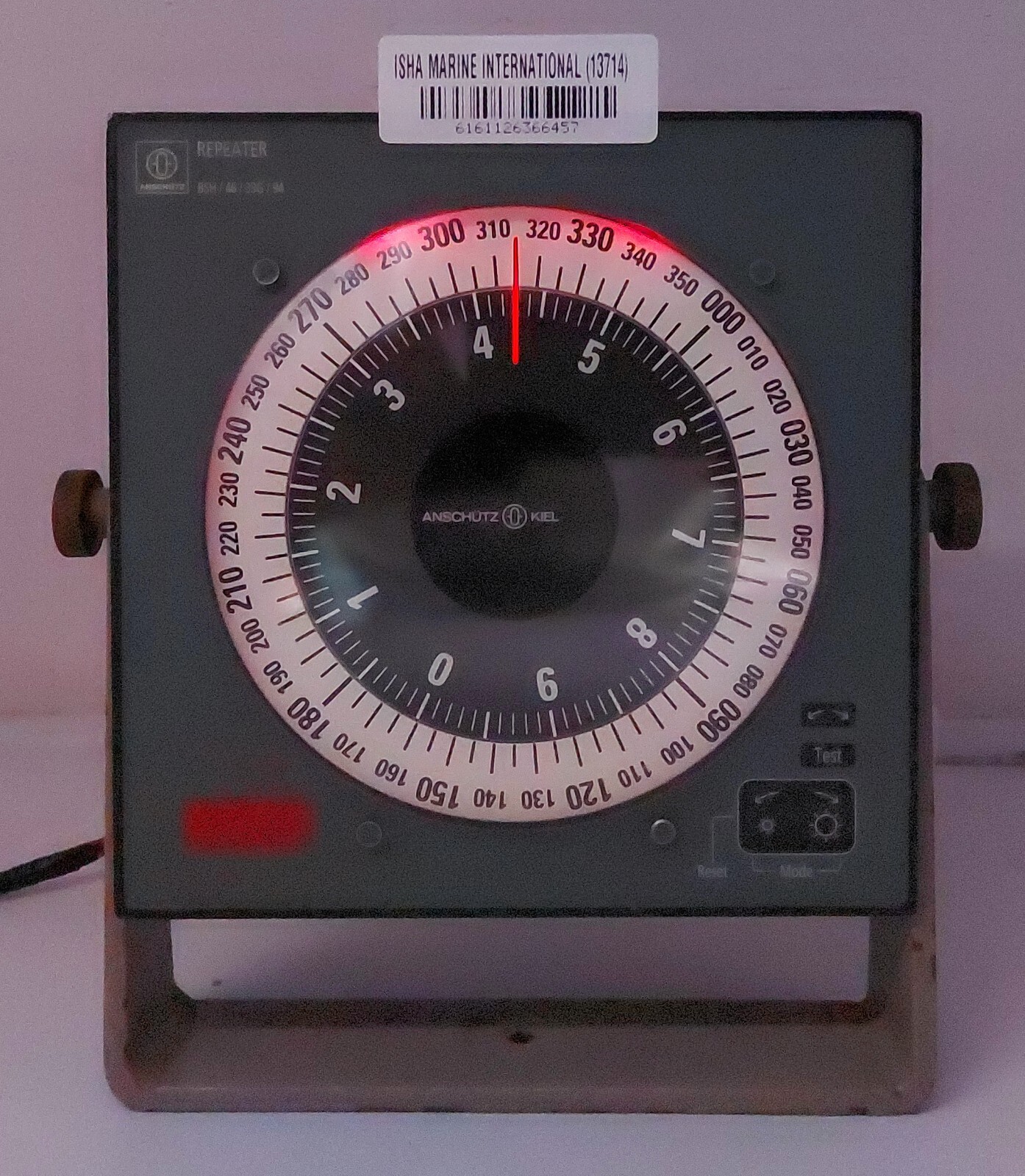 Raytheon Anschutz 133-555 Repeater Compass 2226 Germany Gray | eBay