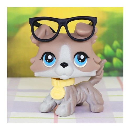 Littlest Pet Shop LPS Collie #37 with LPS Accessories Collar | eBay