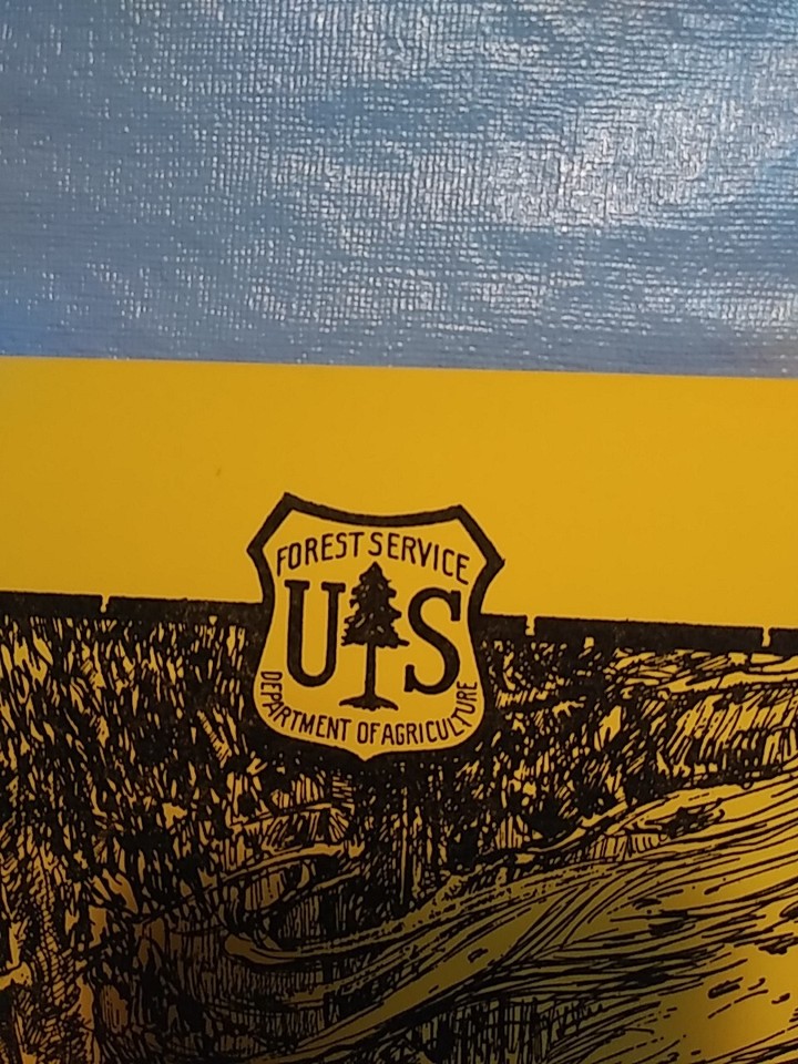 Old Forest Service Sign MR HUNTER FOREST FIRES RUIN SPORT | eBay