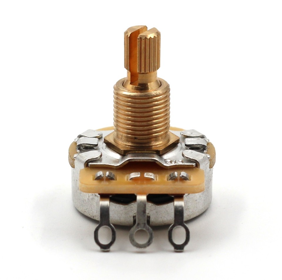1x CTS 500K Pot 3/8” Short Split Shaft Audio Taper 20% Tolerance | eBay