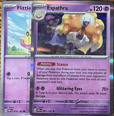 Fittle 79/182, Espathra 81/182 - Evo Line - Paradox Rift - Read Desc ...