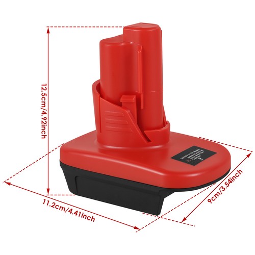 Battery Adapter for M18 Safe Lithium Battery Converter Adapter Li-Ion ...