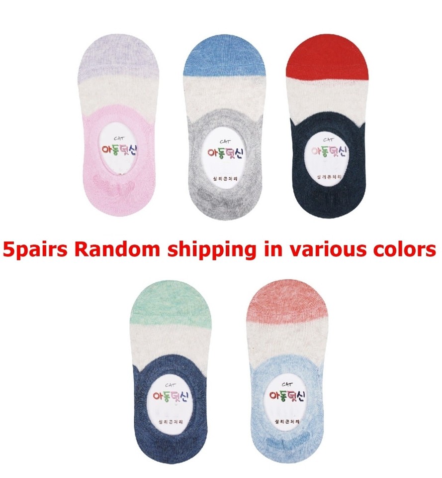 Korean CAT Kids 3tone Fake Socks 5pairs Color Random Shipping Made in ...
