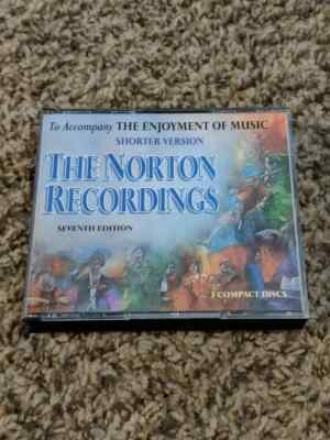 Norton Recordings 7th Edition-3 CD's (Shorter Version) DISC Only/NO ...