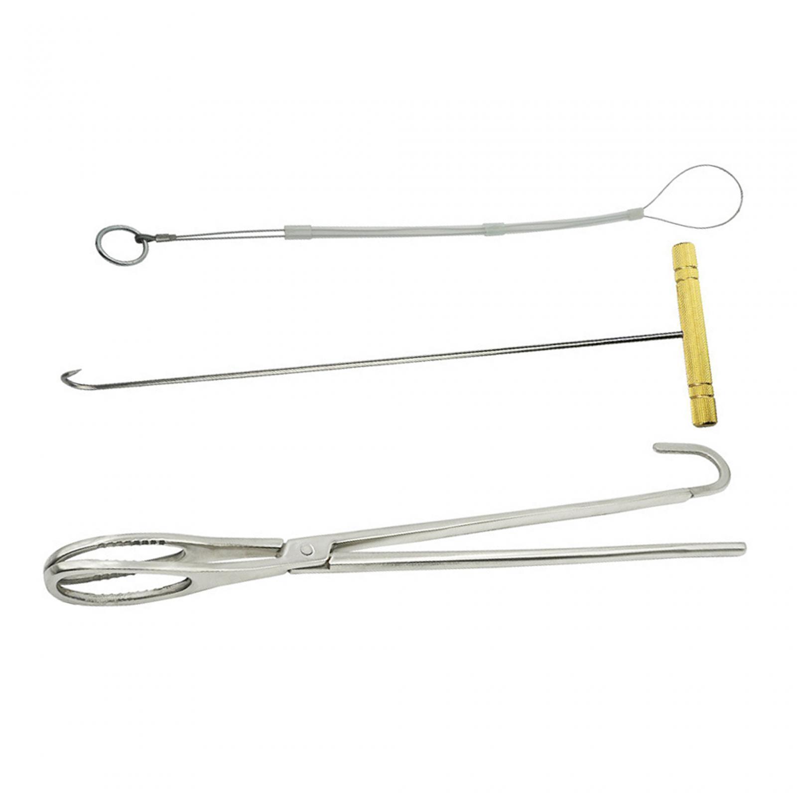 Livestock Pig Midwifery Plier Hook Rope Tool Set of 3 for Goat Cow ...