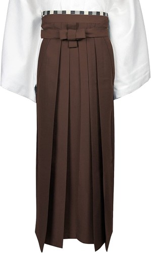 KYOETSU HAKAMA Umanori Washable Japanese Men's Traditional Kimono Brown ...