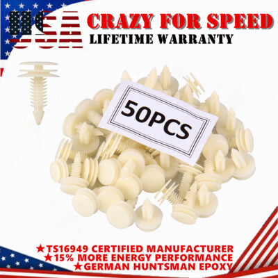 50PCS Car Body Plastic Trim Retainer Fastener Clips Rivet For GM GMC ...