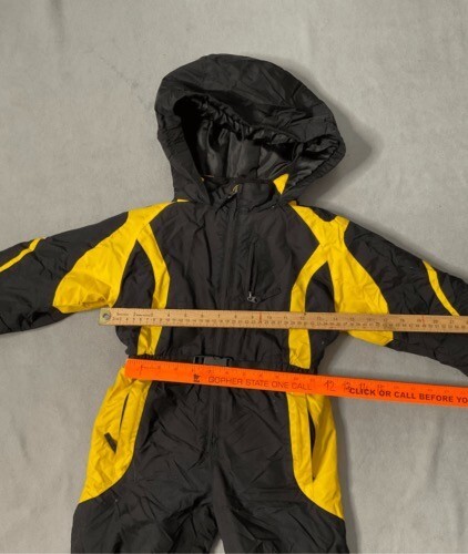 Polar Edge Boys 5-6T Black/Yellow Overalls Bummble Bee Look Winter ...